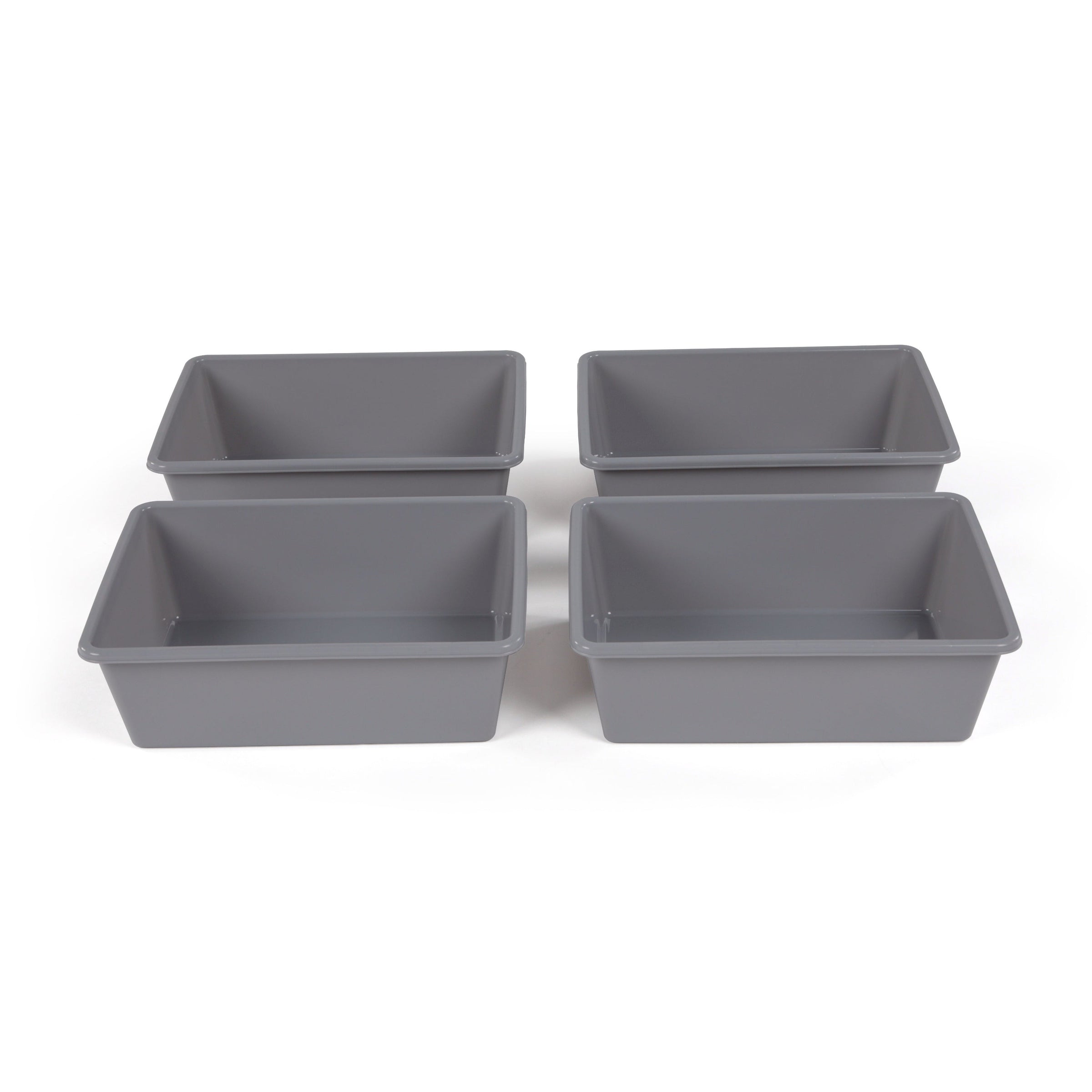 Humble Crew Grey Bin 4Pack, Large