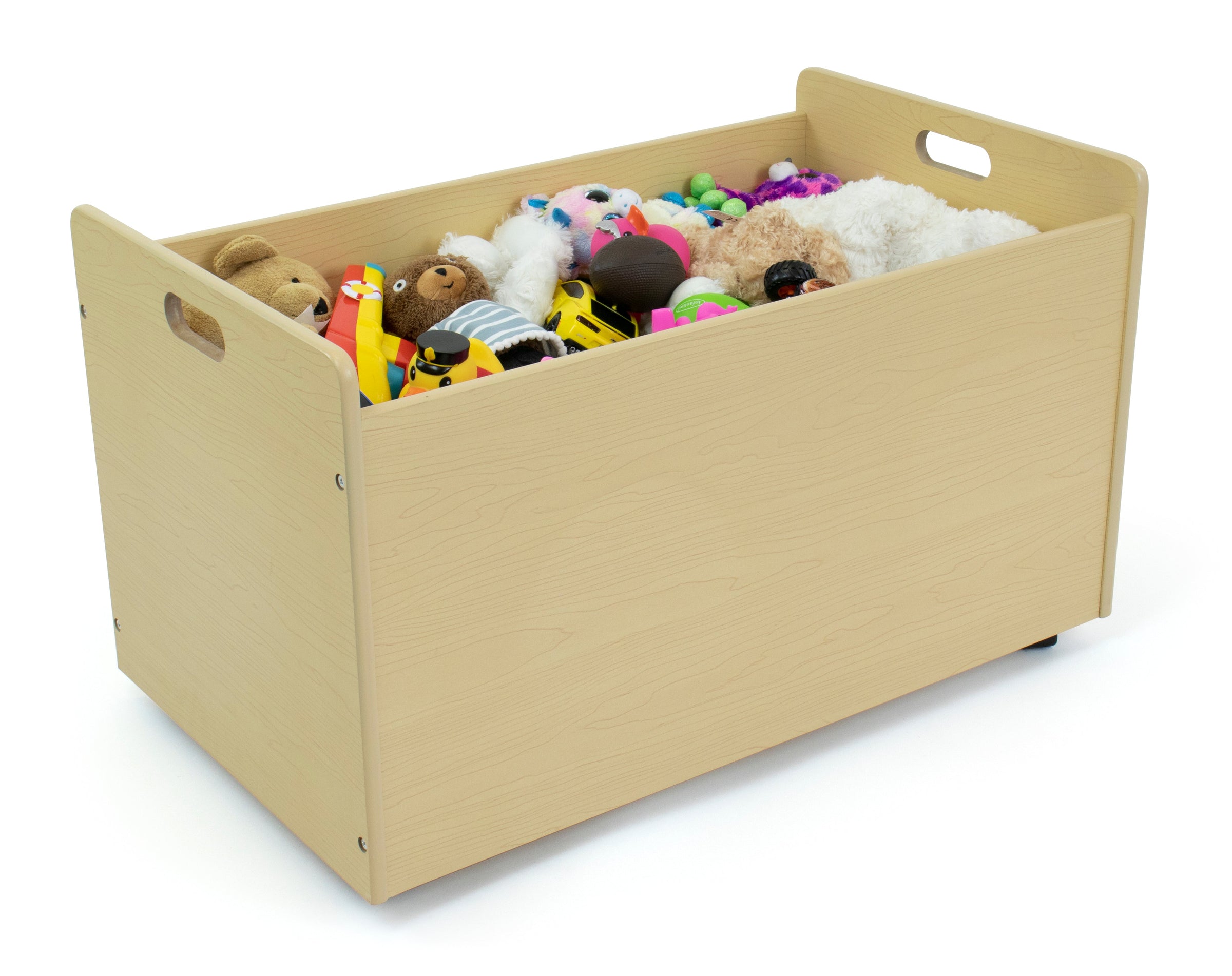 Humble Crew Toy Box with Wheels, Natural