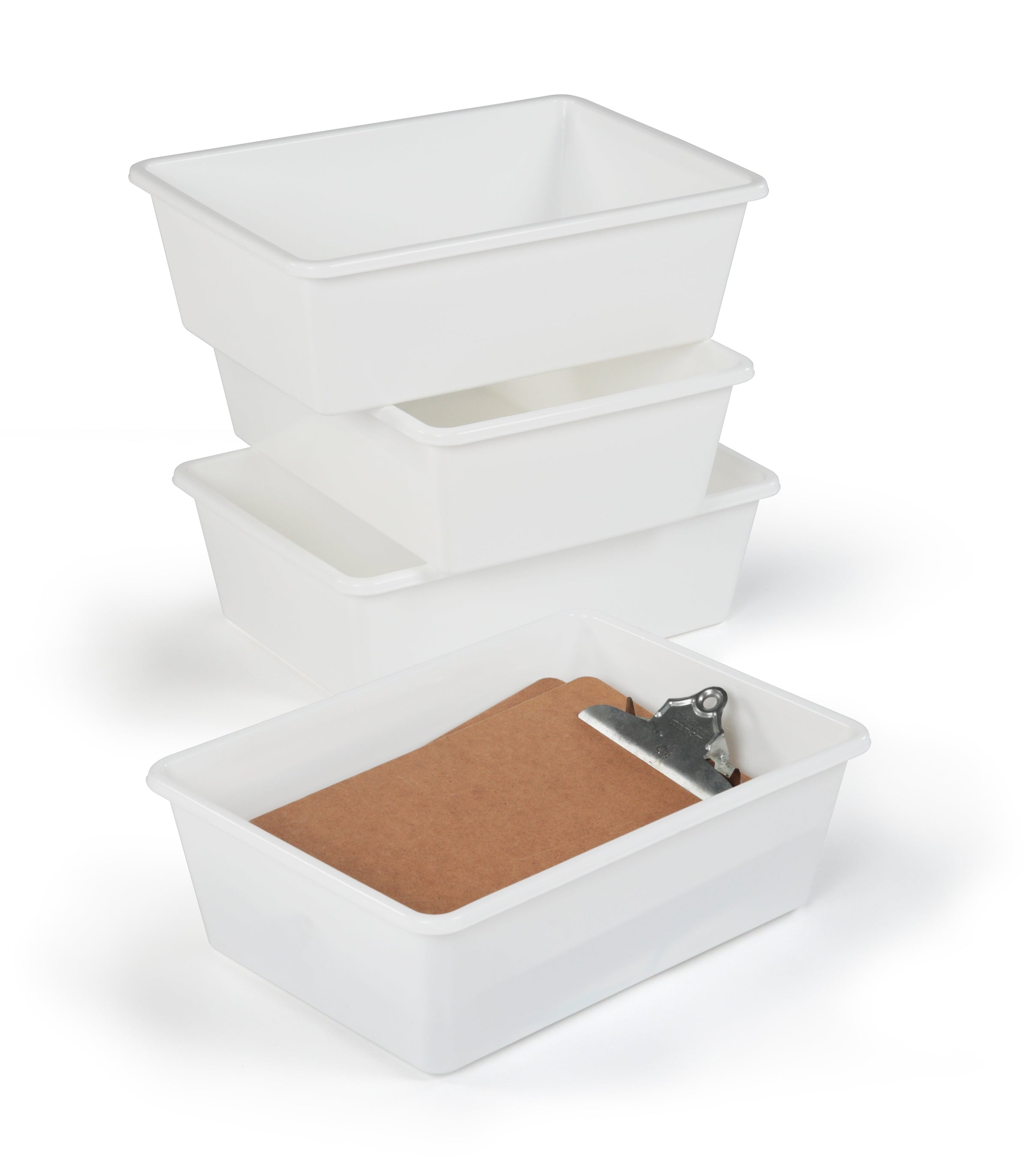 Humble Crew White Bin 4Pack Large